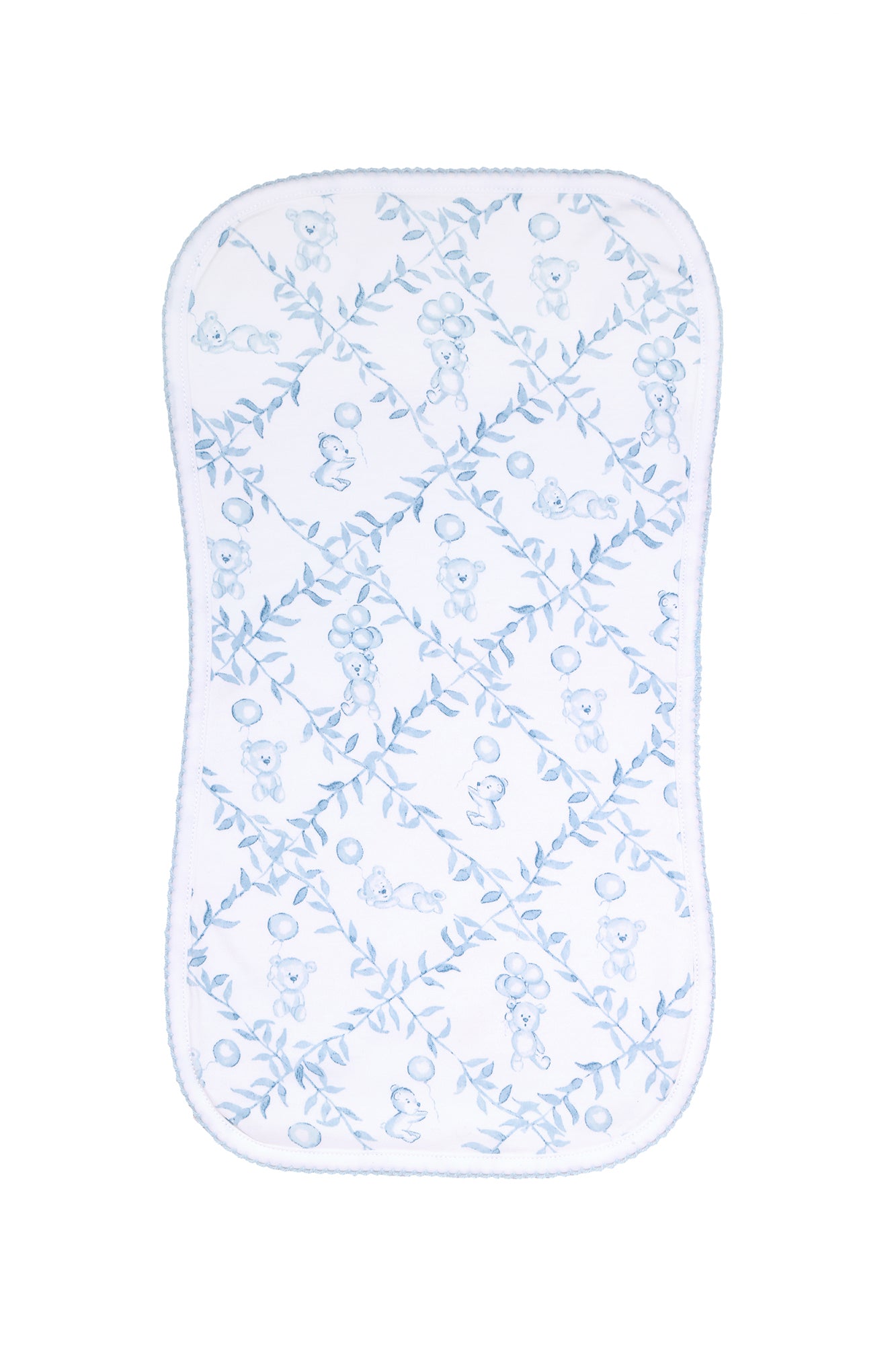 Shop Blue Bears Trellace Burp Cloth | Nellapima