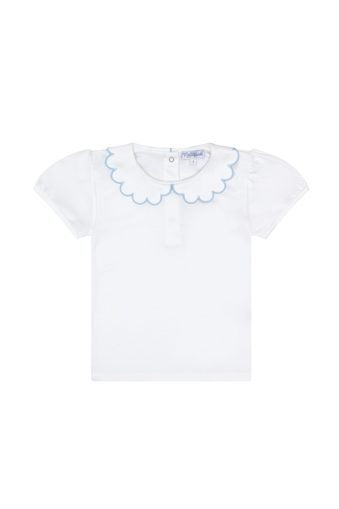 Buy Nella Scallops Short Sleeve Tee | Nellapima