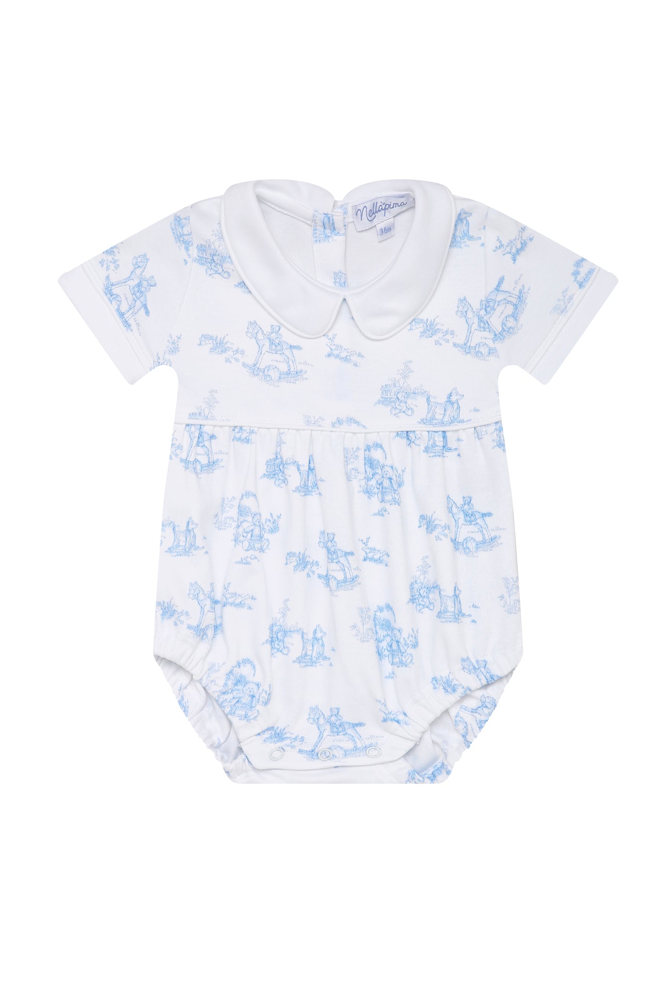 Buy Blue Toile Baby Bubble | Nellapima